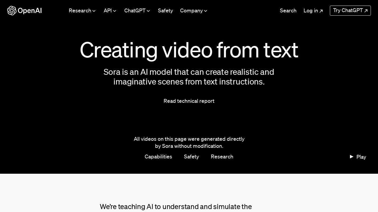 Sora by OpenAI - BestofAI Sora by OpenAI - BestofAI